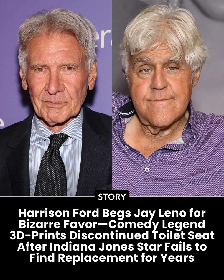 Harrison Ford’s Unlikely Plumbing Project: Jay Leno to 3D-Print a Toilet Seat – tinseltowntales.com