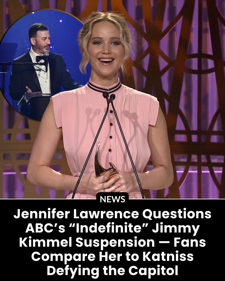 Jennifer Lawrence Calls ABC’s Jimmy Kimmel Live Suspension a Blow to ...