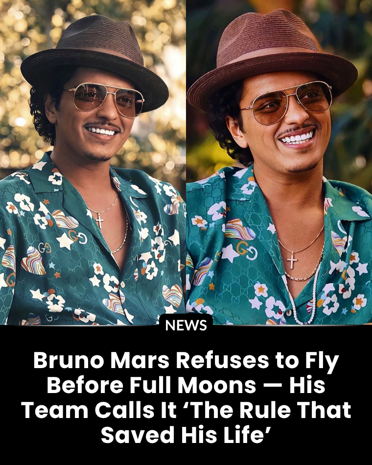 Bruno Mars Refuses to Fly Before Full Moons — His Team Calls It “The ...
