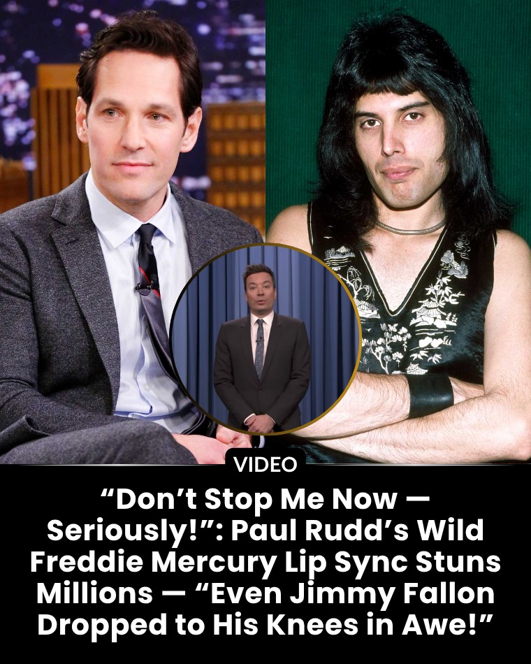 Paul Rudd’s Freddie Mercury Lip Sync on The Tonight Show Remains a ...